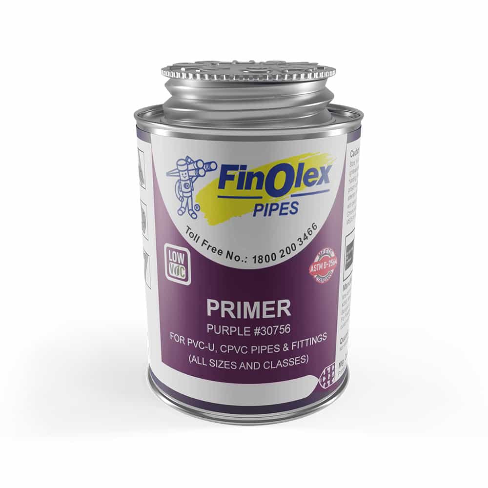 Primer for Plumbing Pipes in India | Finolex Pipes